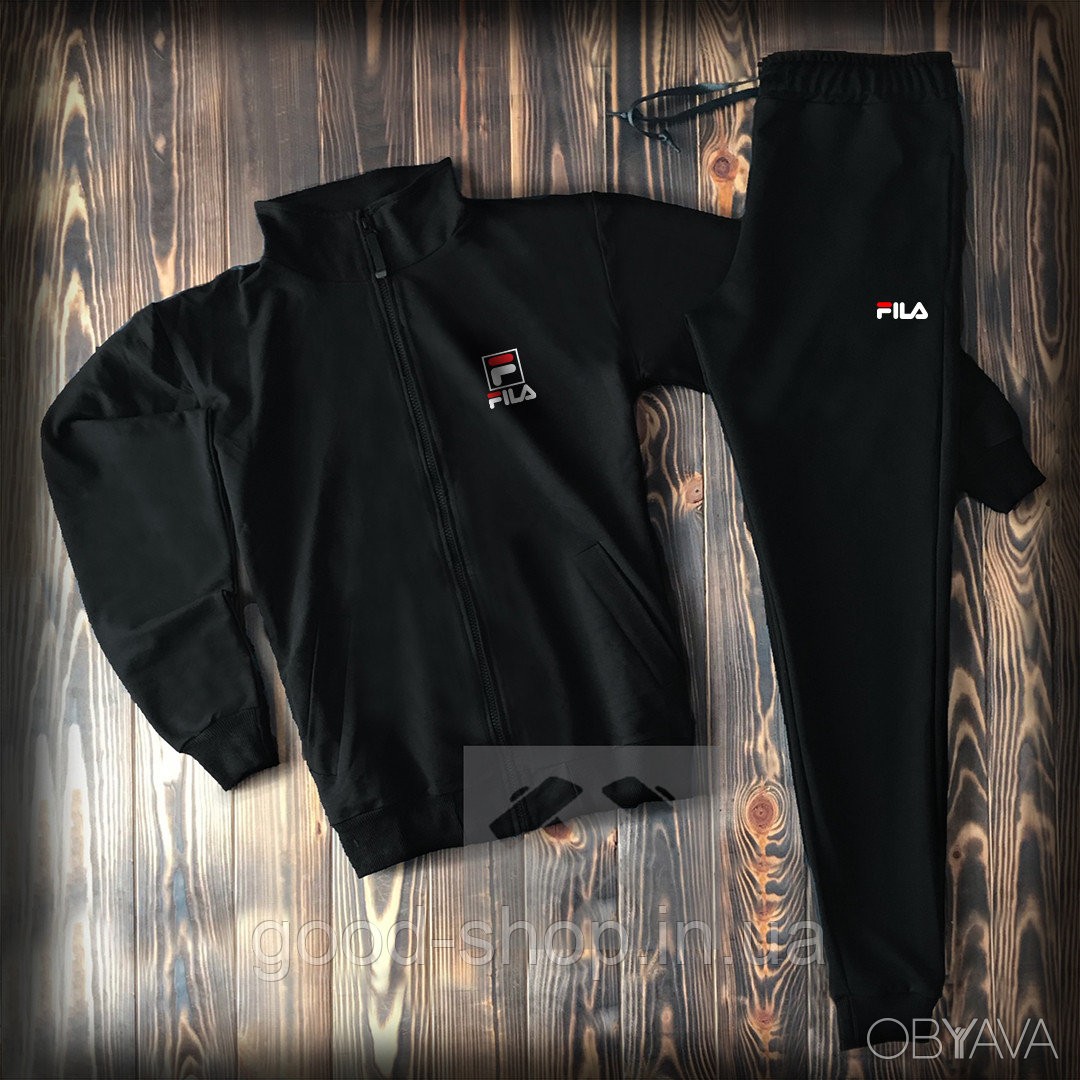 ᐈ Спортивный костюм Фила мужской на змейке, костюм Fila трикотажный (на ...