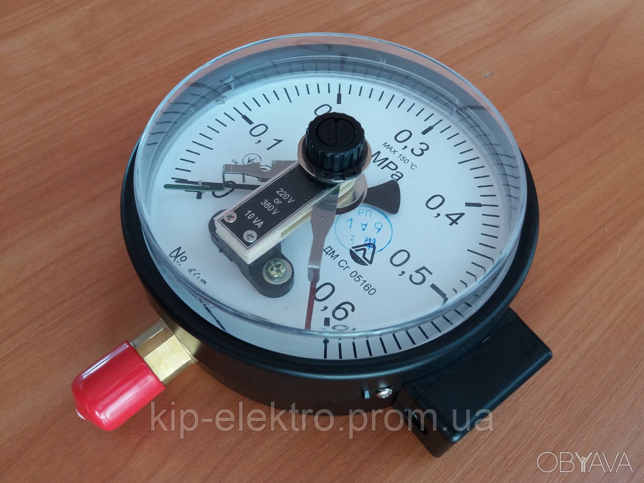 ᐈ Манометр сигналізуючий, електроконтактний ДМ Сг 05100, ДМ Сг 05160 ...