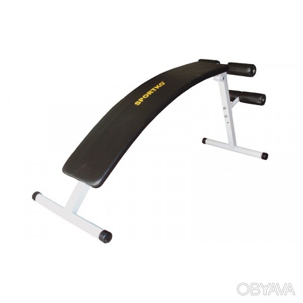 ᐈ Скамья для пресса изогнутая SPORTKO СП3 (150x42x63см) ᐈ Киев 1422 ГРН ...
